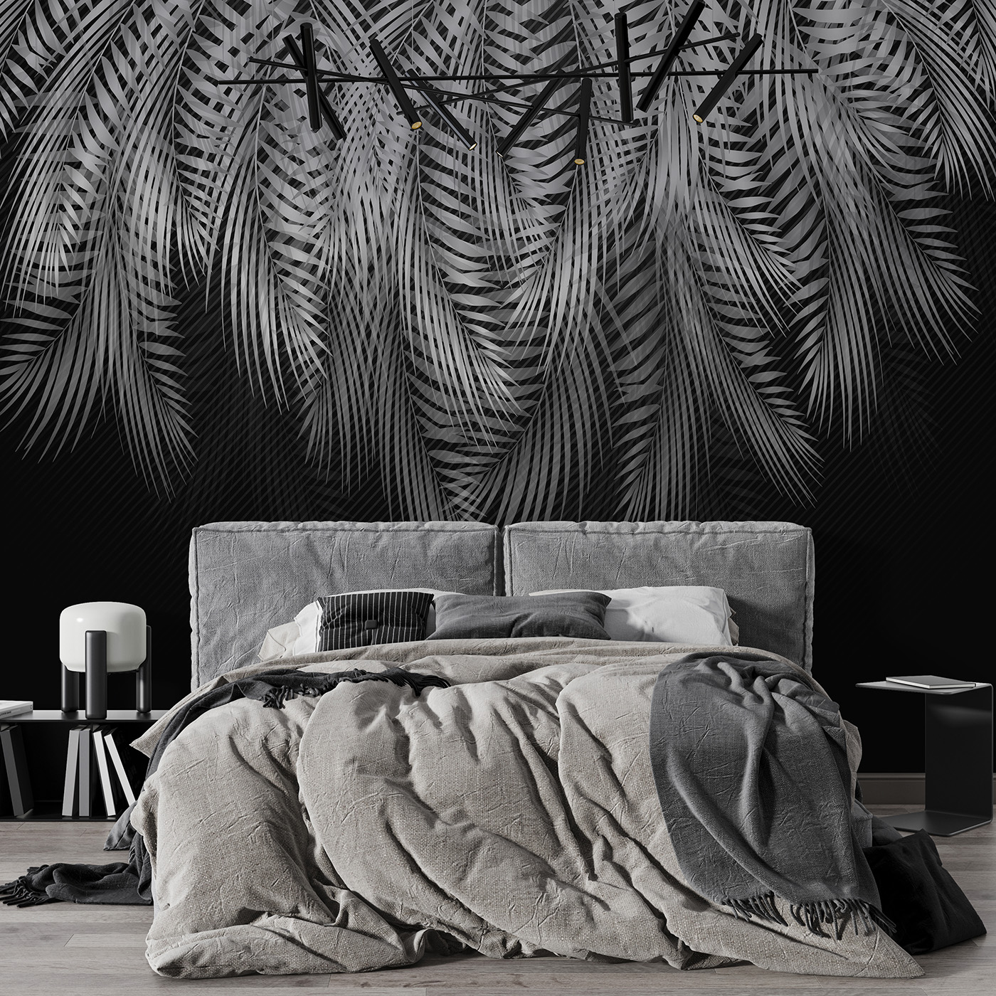 Купити шпалери Піря та листя за низькою ціною в інтернет магазині в Україні