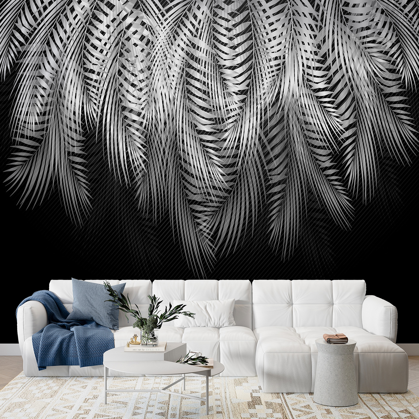 Купити шпалери Піря та листя за низькою ціною в інтернет магазині в Україні