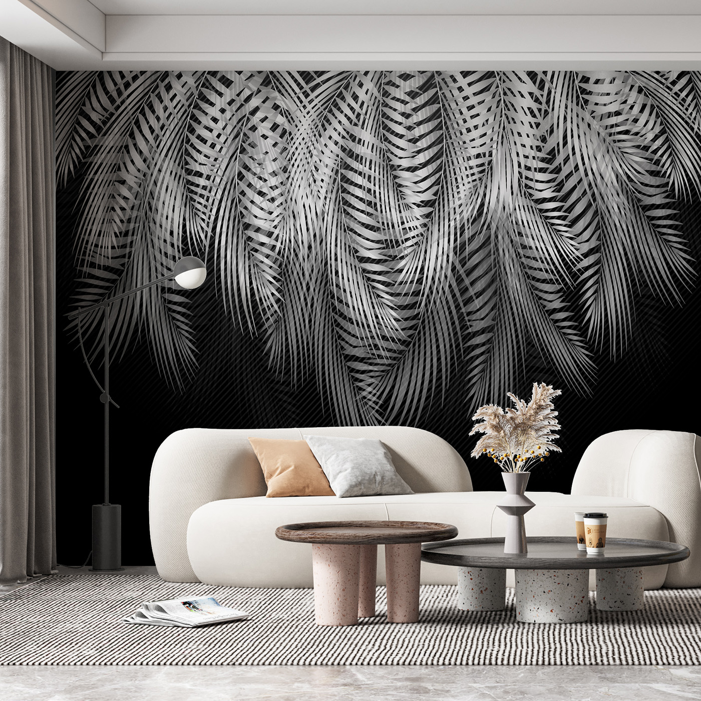 Купити шпалери Піря та листя за низькою ціною в інтернет магазині в Україні